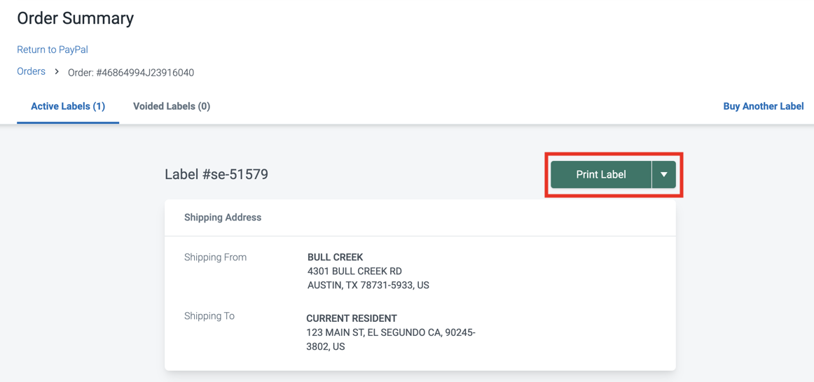 Create a Label PayPal Shipping Center Help